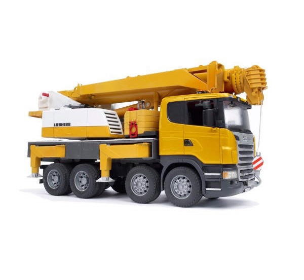 Kamion Scania Liebherr sa kranom BRUDER - Od Igle Do Lokomotive